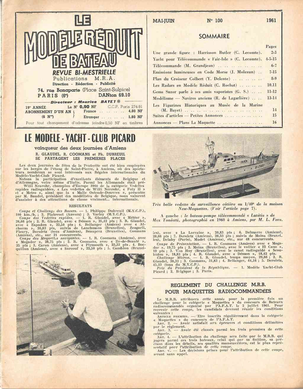 Modèle Réduit Bateau 100